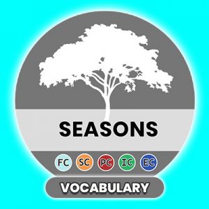 Las estaciones - The seasons - Spanish Circles