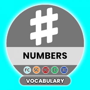 Los números - the numbers - Spanish Circles