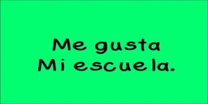 Me gusta mi escuela - kids - Spanish Circles