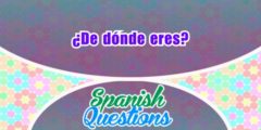 ¿De dónde eres? - Spanish Circles